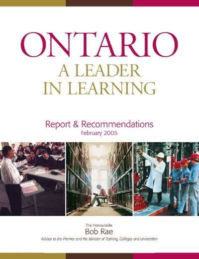 Ontario - A Leader in Learning – Publications Ontario