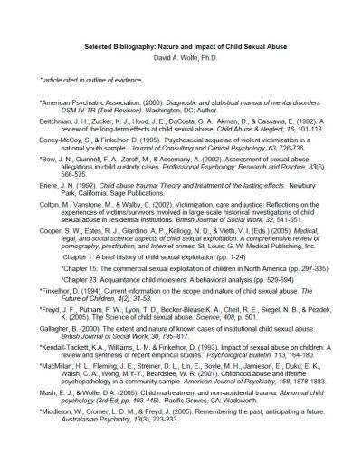 Selected Bibliography: Nature and Impact – Publications Ontario