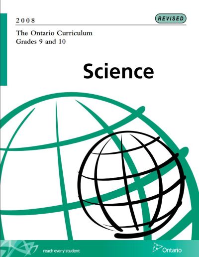 Ontario Curriculum, Grades 9 and 10 Scie – Publications Ontario
