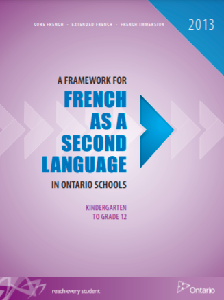 A Framework for French as a Second Langu – Publications Ontario