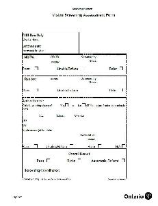 Vision Screening Assessment Form – Publications Ontario