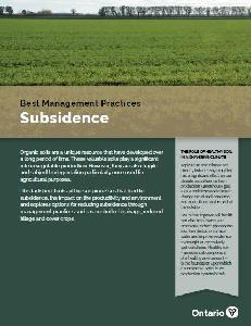 Best Management Practices (BMP): Subsidence – Publications Ontario