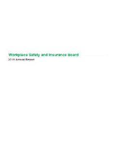 Annual Report WSIB 2019 - Publications Ontario