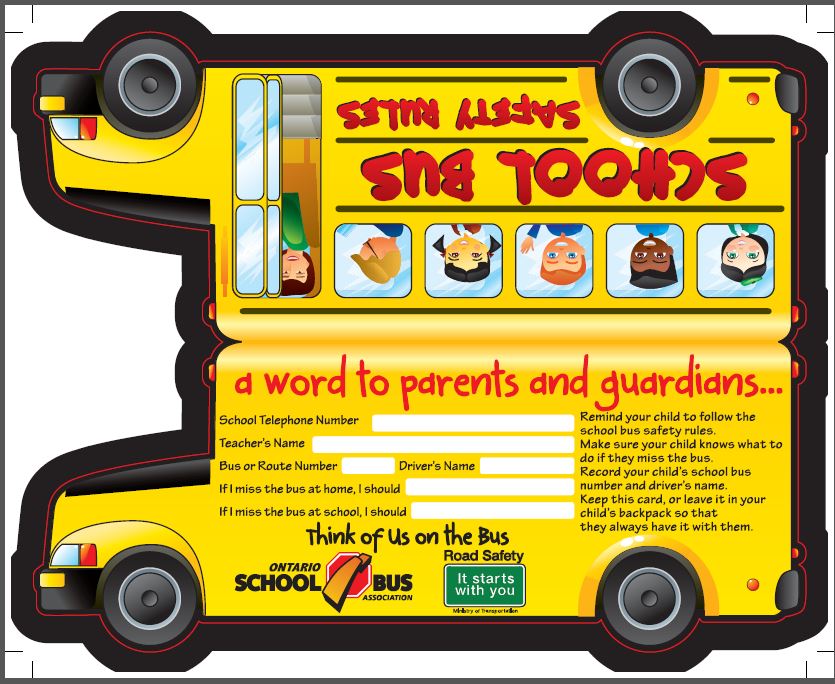 School Bus Safety Rules Publications Ontario School Bus Safety Rules Publications Ontario