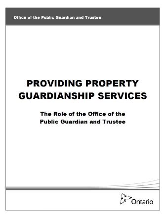 Providing Property Guardianship Services – Publications Ontario