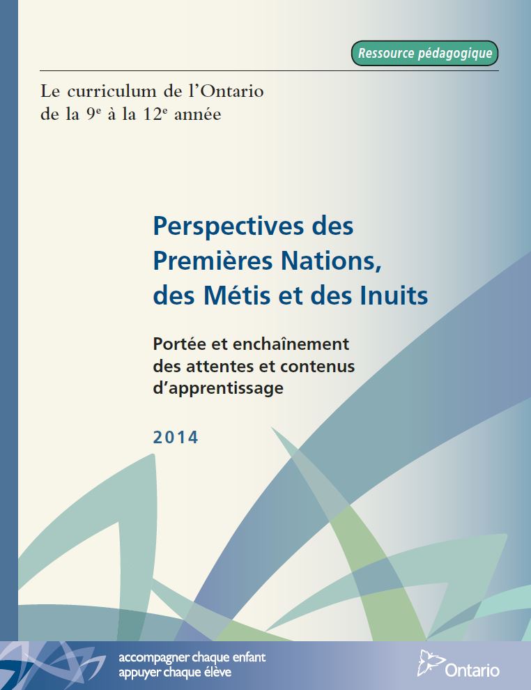 Perspectives des Premières Nations, des – Publications Ontario