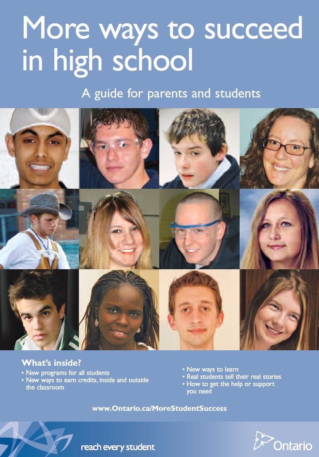 More ways to succeed in high school – Publications Ontario