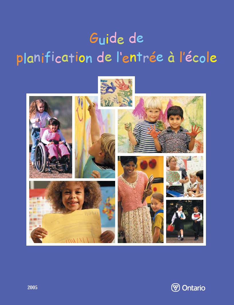 Guide de planification de l'entrée à l'é – Publications Ontario
