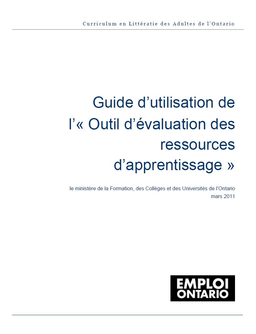 Guide d'utilisatio de I'