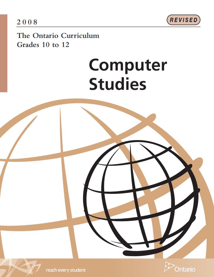 Ontario Curriculum, Grades 10 to 12 Comp – Publications Ontario