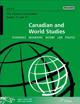 Ontario Curriculum: Canadian and World S – Publications Ontario