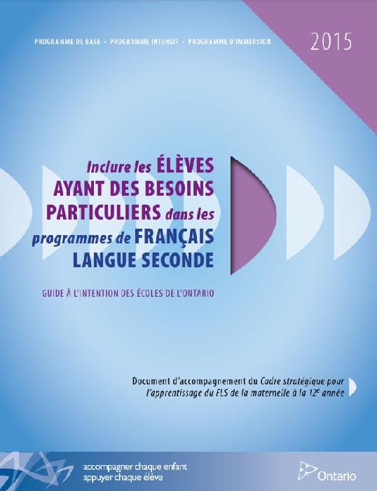 Image de la couverture de la publication intitulée Inclure des Élèves ...