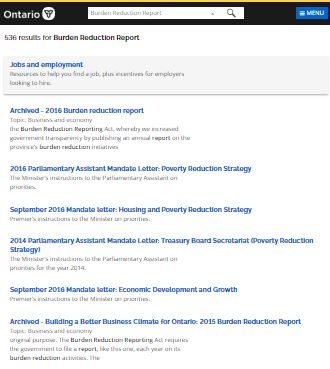 Burden Reduction Report 2020 – Publications Ontario