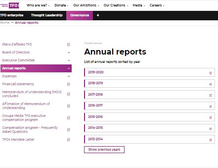 A/R GroupeMedia TFO 2019/2020 - Publications Ontario